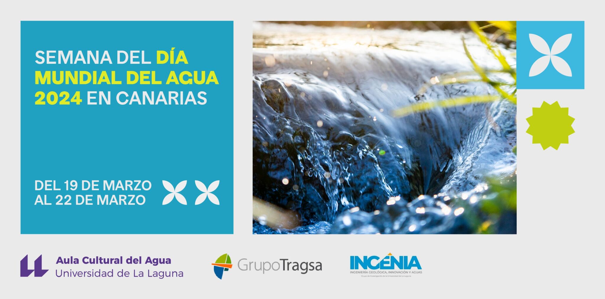 Semana del Día Mundial del Agua 2024 en Canarias - ULL - Agenda
