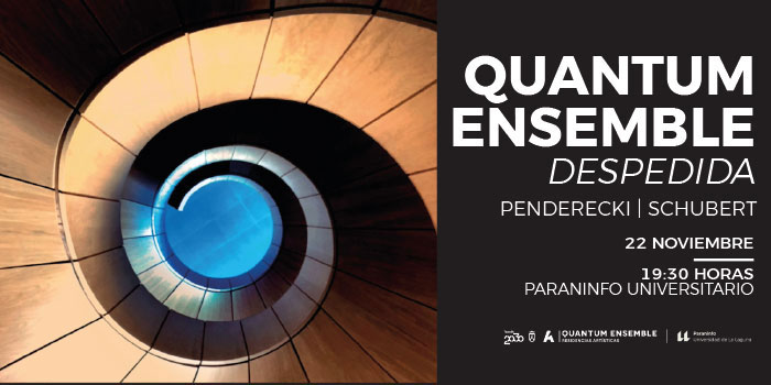 Schubert y Penderecki, en el Paraninfo de la mano de Quantum Ensemble