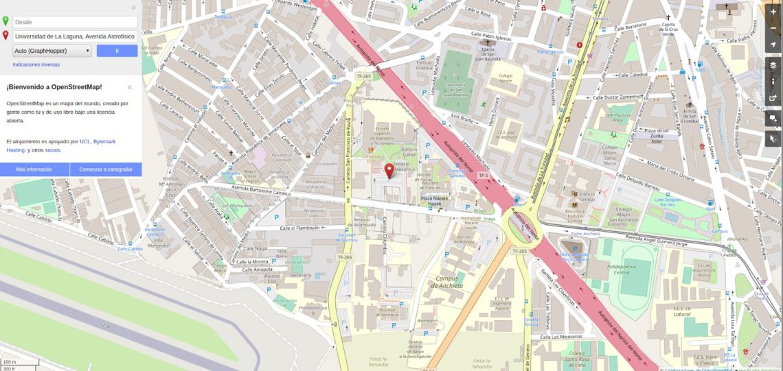 La web de la ULL mejora sus mapas de localización gracias al proyecto ...