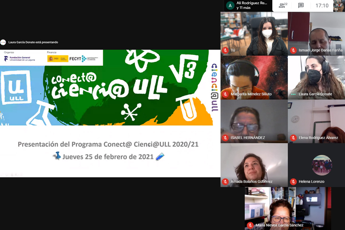 Arranca la cuarta edición del Programa Conect@ Cienci@ULL - ULL - Noticias
