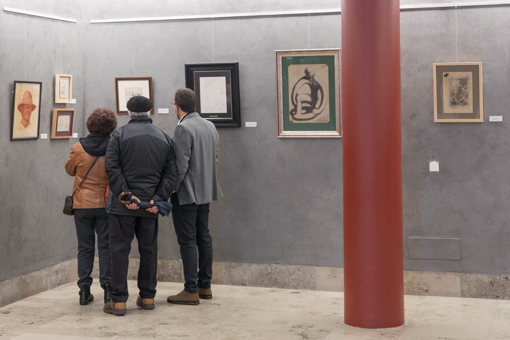 La ULL acoge una muestra del pintor gomero José Aguiar y el dibujo en ...